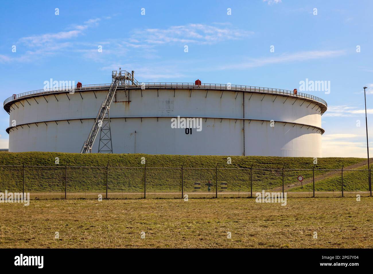 BP refinery in Europoort as part of the port of Rotterdam in the ...