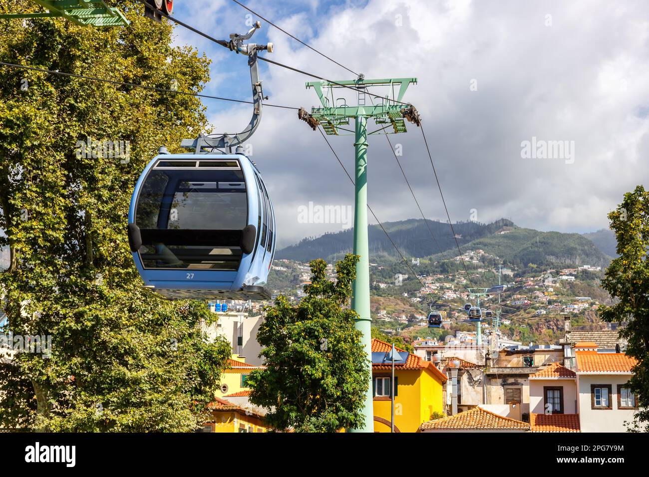 Madeira, Portugal - September 13, 2022: Funchal Cable Car To The ...