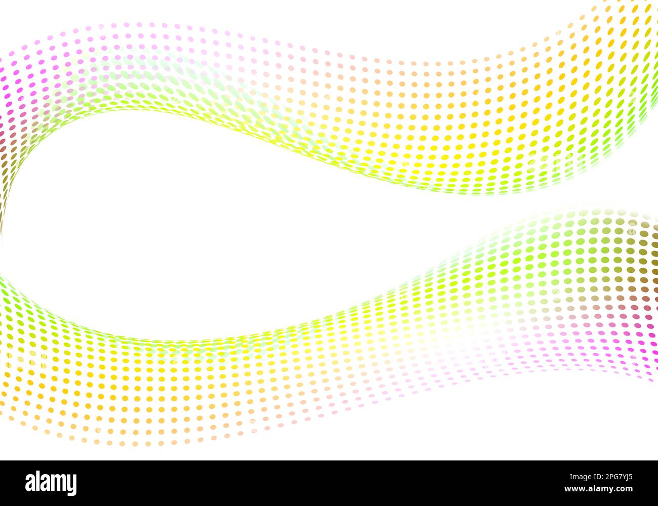 Yellow halftone dot wavy gradient hi-res stock photography and images ...