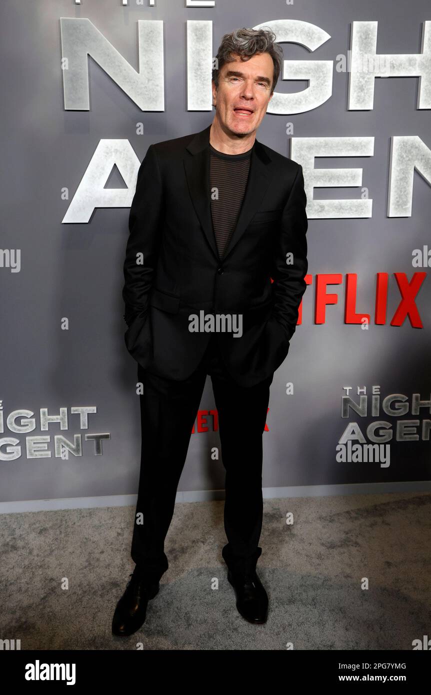 Los Angeles, Ca. 20th Mar, 2023. Christopher Shyer at The Night Agent ...