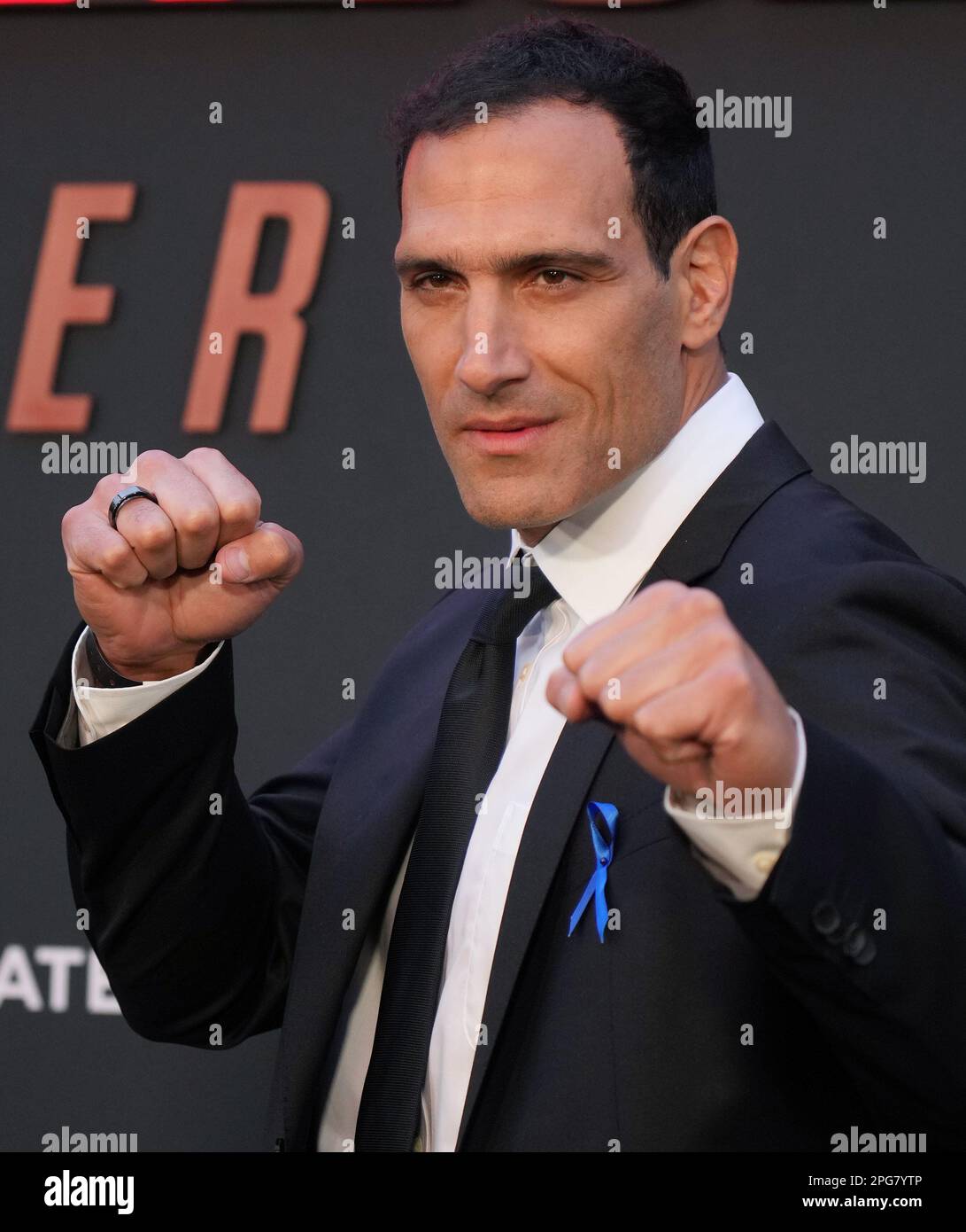 Los Angeles, USA. 20th Mar, 2023. Marko Zaror arrives at the Lionsgate's JOHN WICK: CHAPTER 4 ...