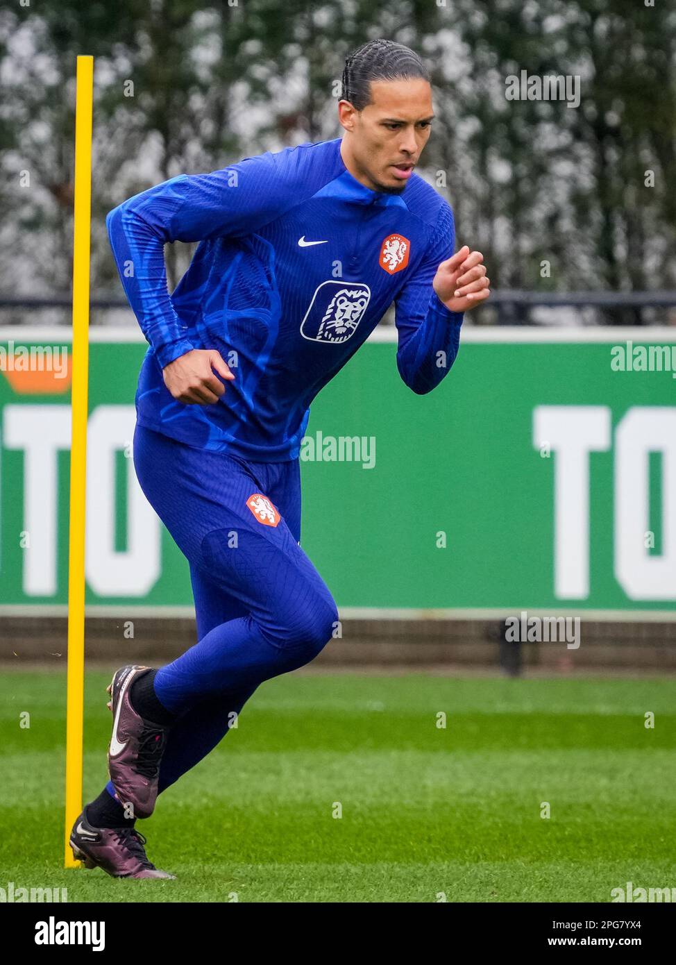ZEIST, NETHERLANDS - MARCH 21: Virgil van Dijk of the Netherlands ...