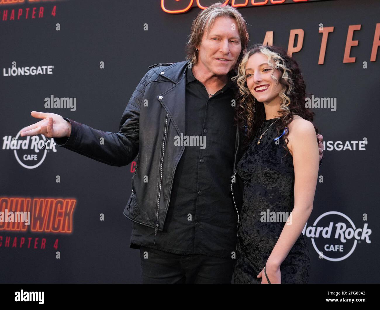 Los Angeles, USA. 20th Mar, 2023. (L-R) Tyler Bates and Lola Colette ...