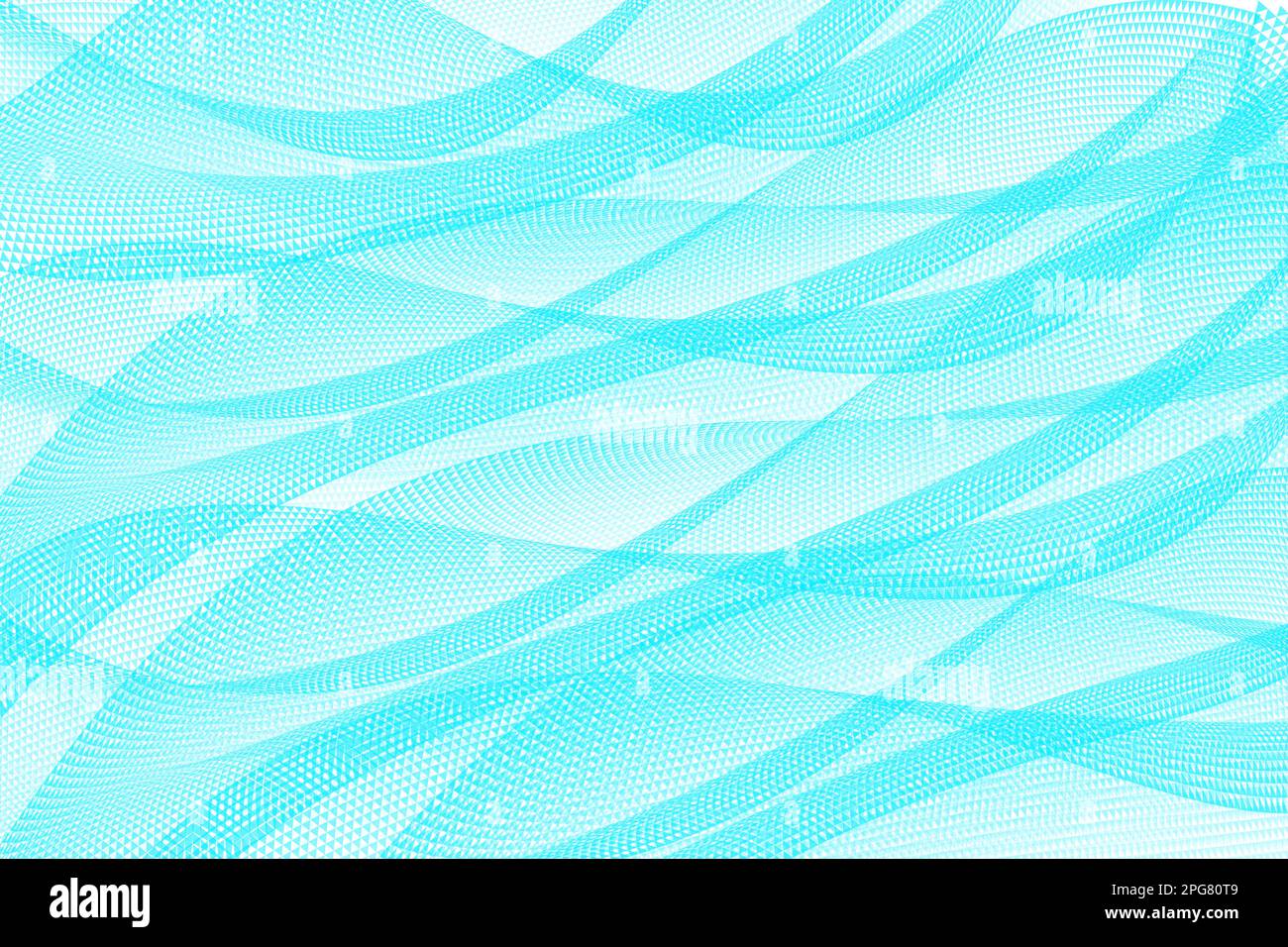 Abstract background with wavy lines Blue color. blue light background ...