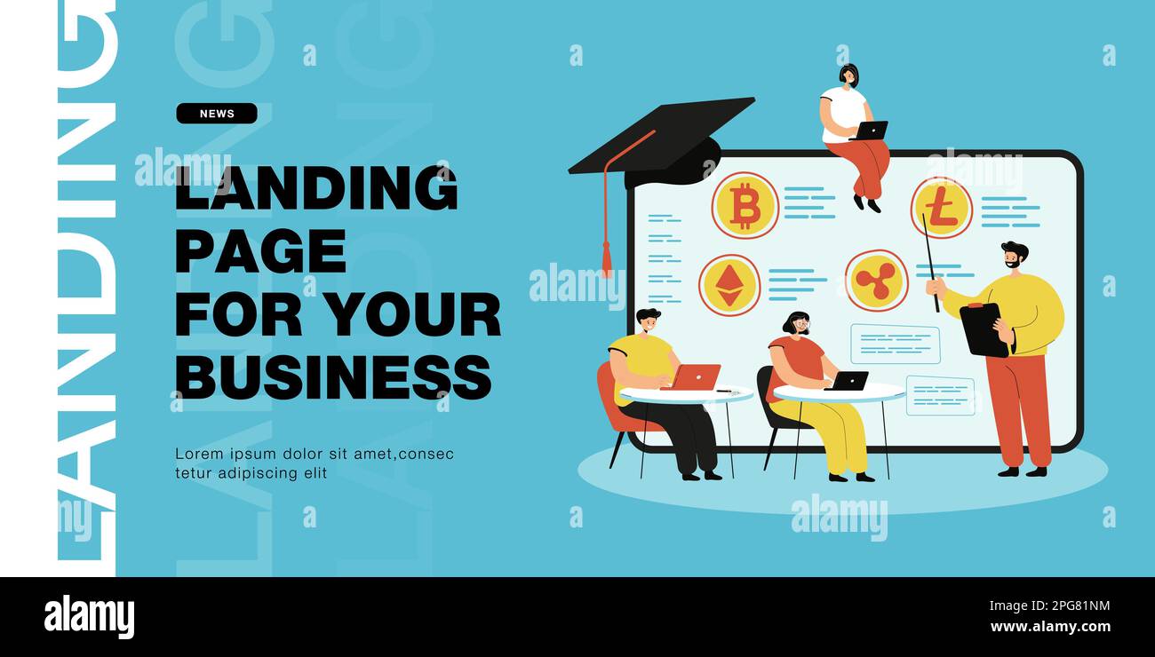 Professor teaching financial literacy in academy Stock Vector Image ...