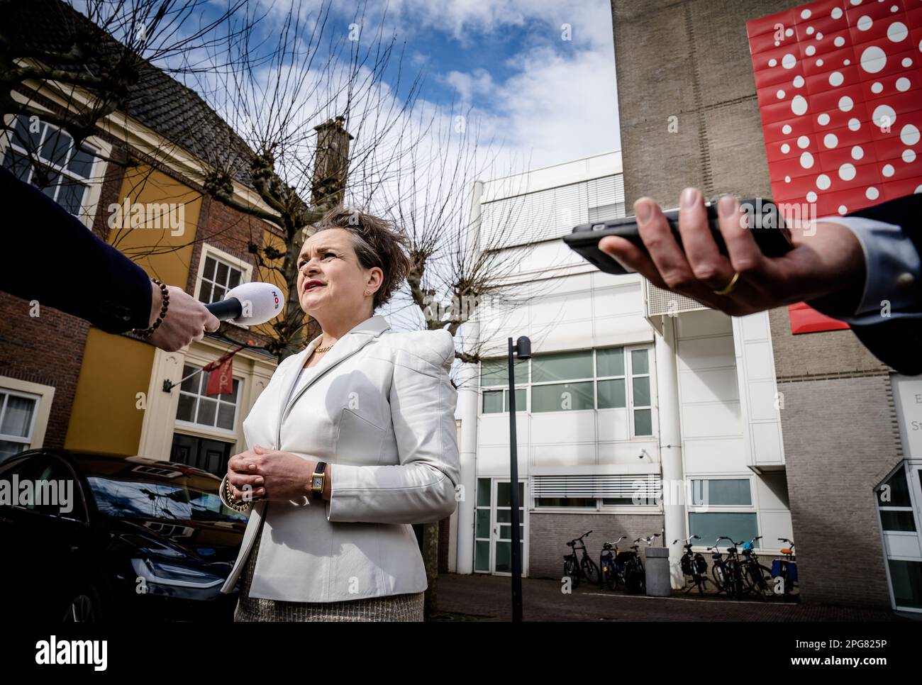 The Hague. 21st March, 2023. Alexandra van Huffelen, State Secretary ...
