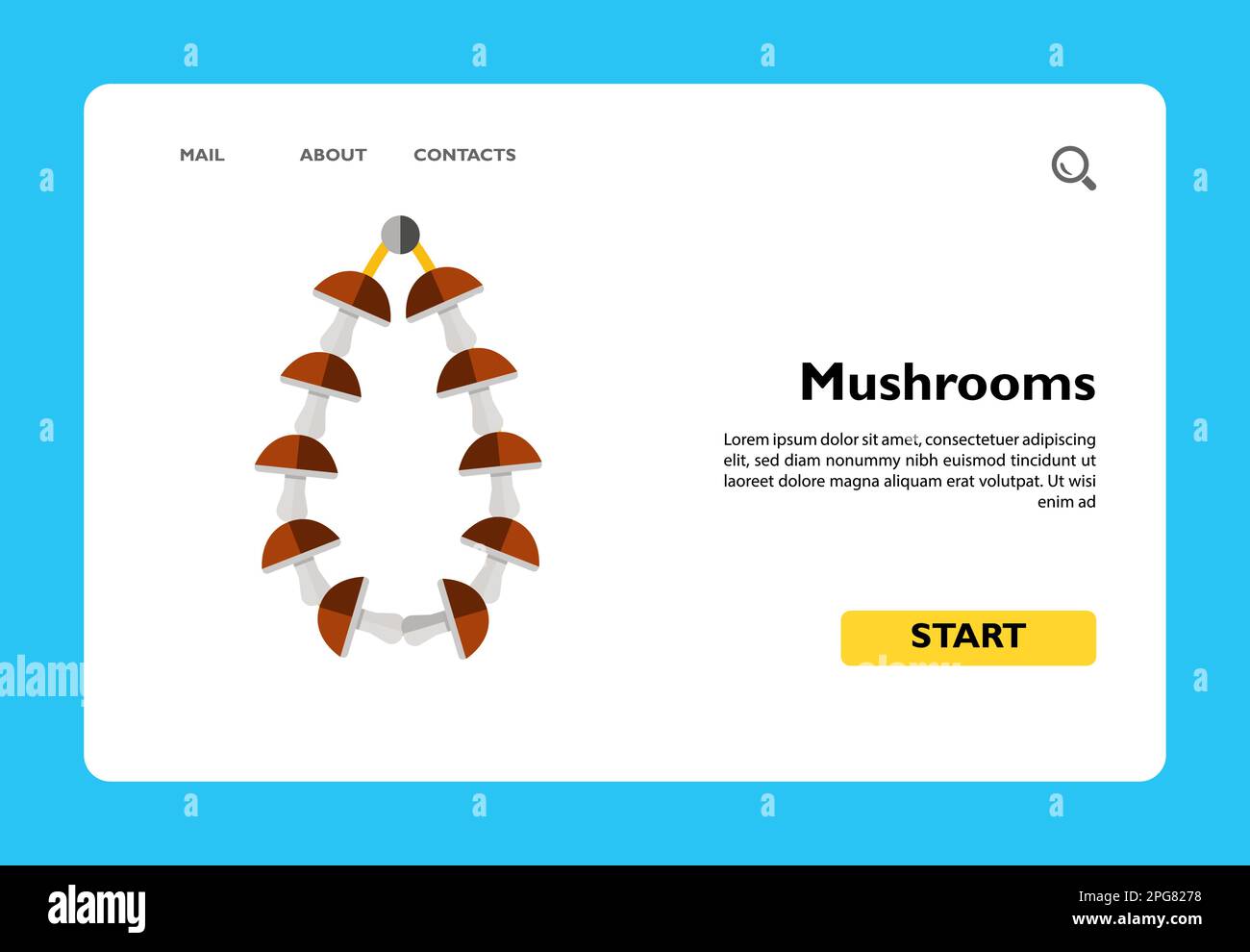 Dried Mushrooms Icon Stock Vector Image & Art - Alamy