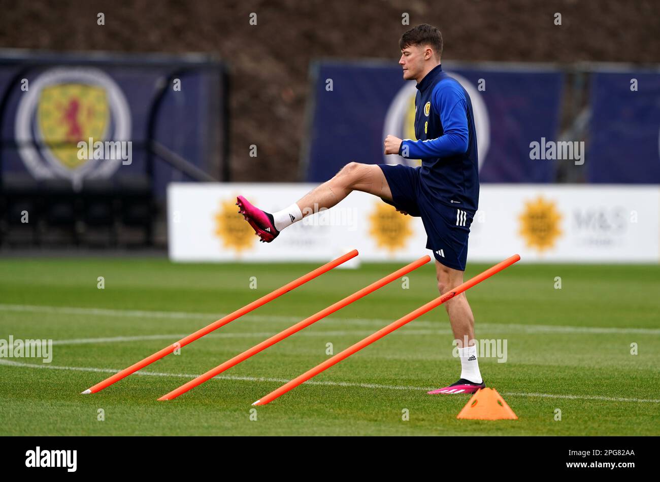 Scotland's Nathan Patterson during the training session at Lesser ...