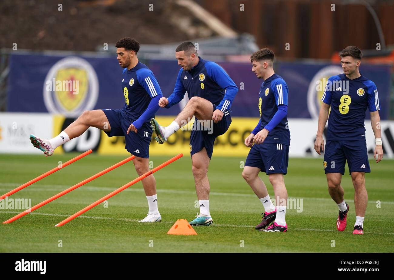 Scotland's Che Adams, John McGinn, Billy Gilmour and Kieran Tierney ...