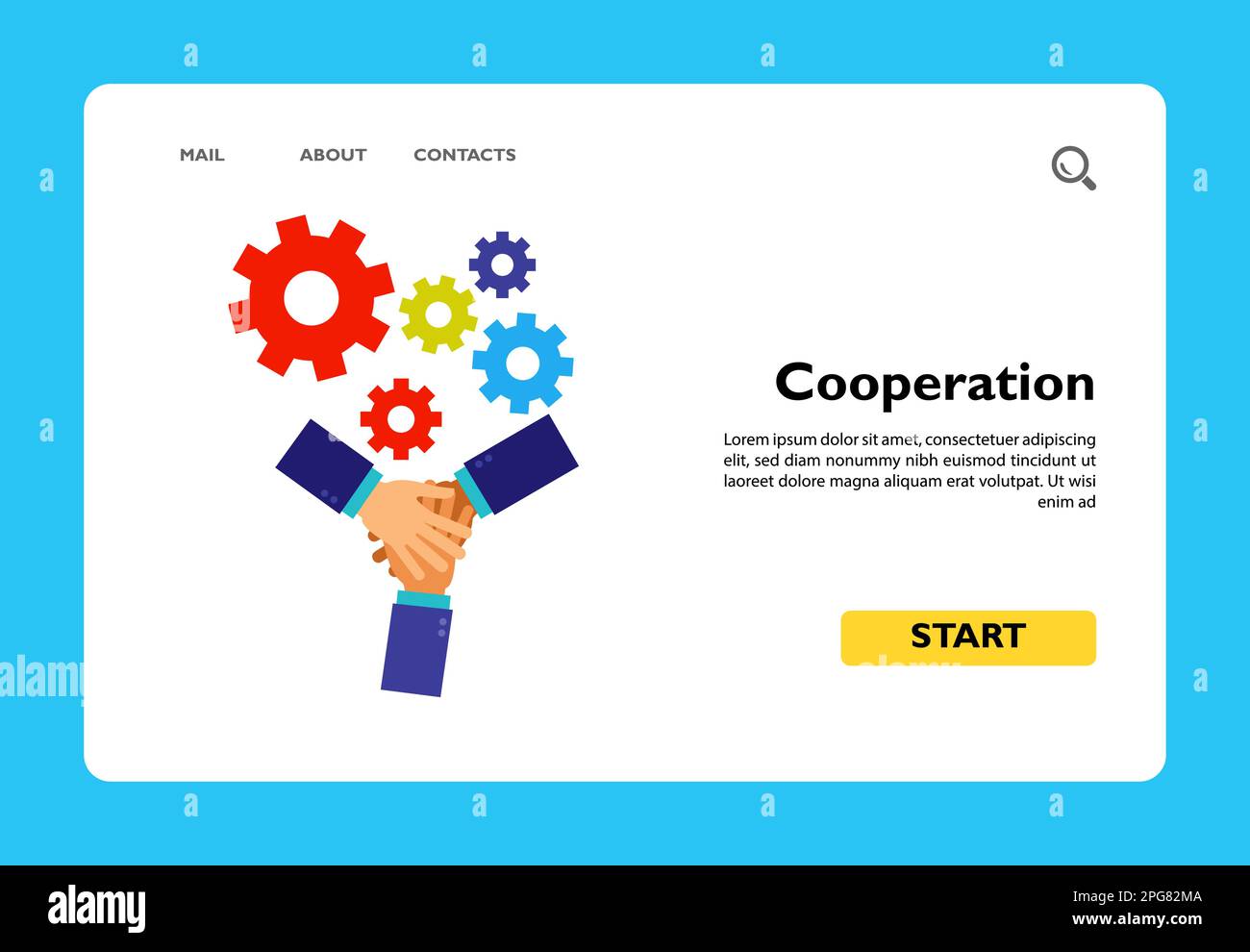 Working process male hand gear hi-res stock photography and images - Alamy