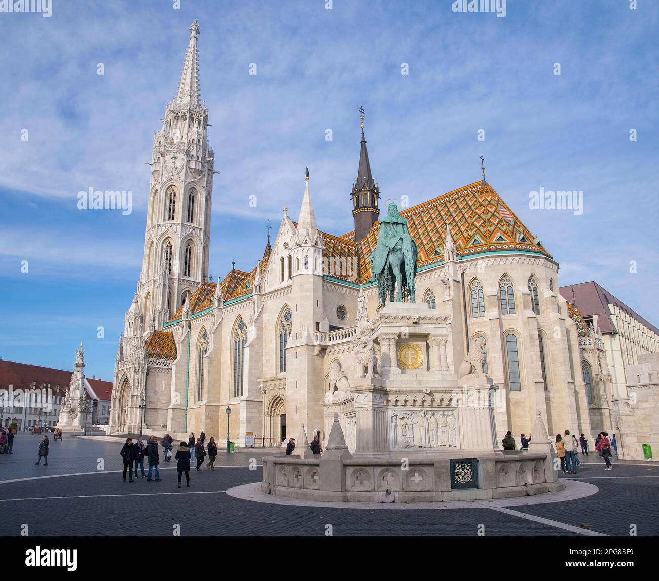 Matthias Church, or the Church of the Assumption of the Buda Castle, is ...
