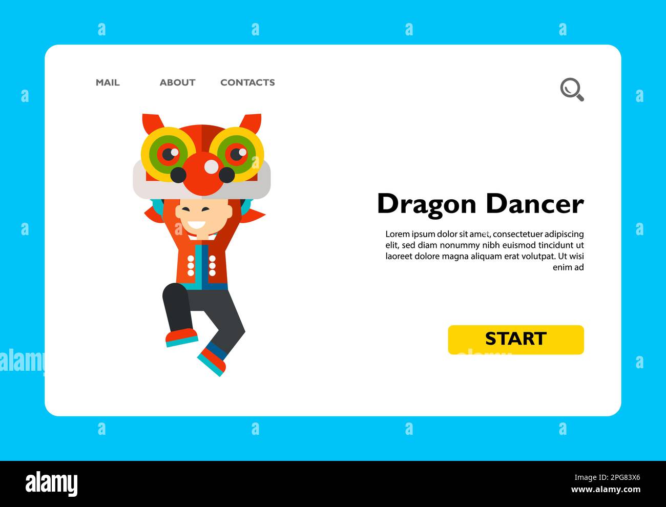 Traditional chinese dancer Stock Vector Images - Alamy