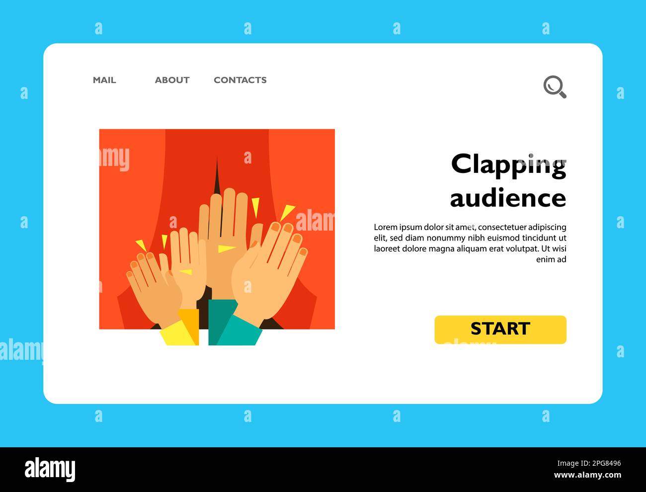 Audience clapping theater hi-res stock photography and images - Alamy