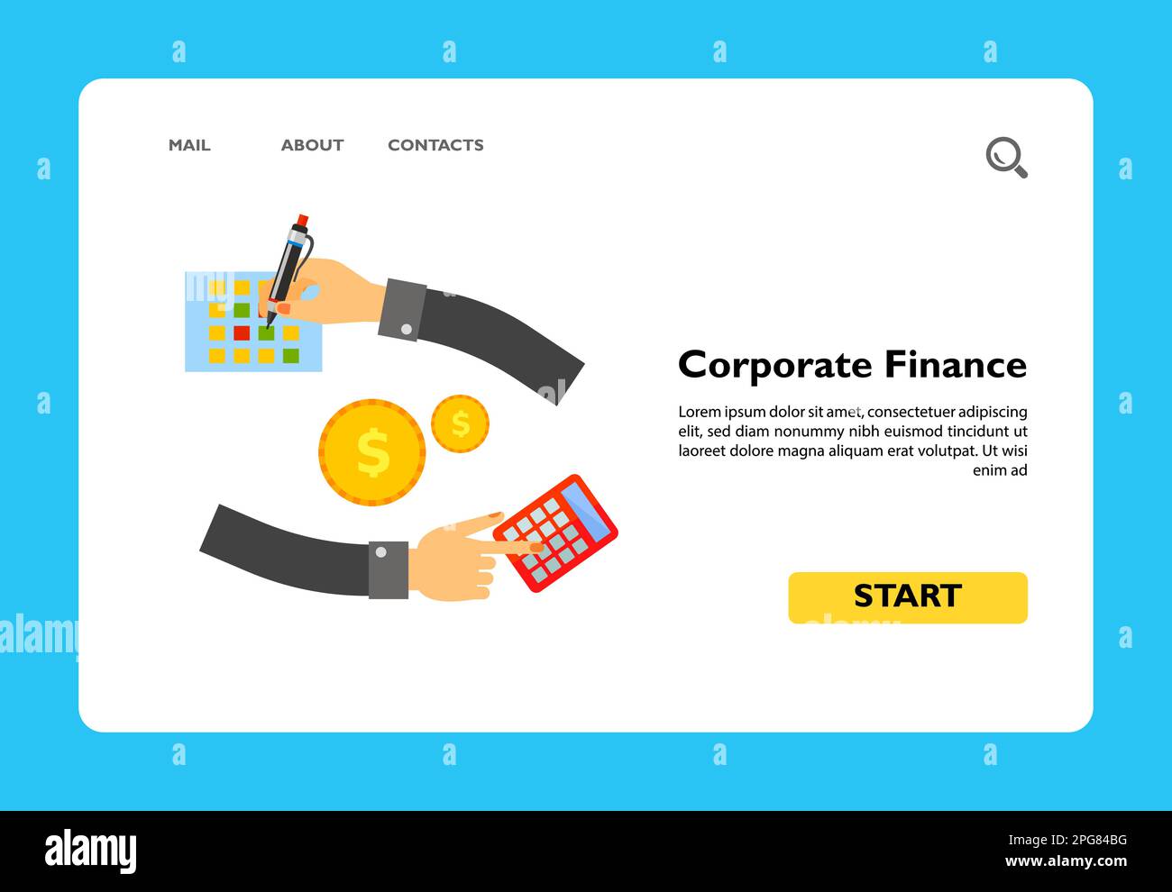 Corporate Finance Concept Stock Vector Image & Art - Alamy