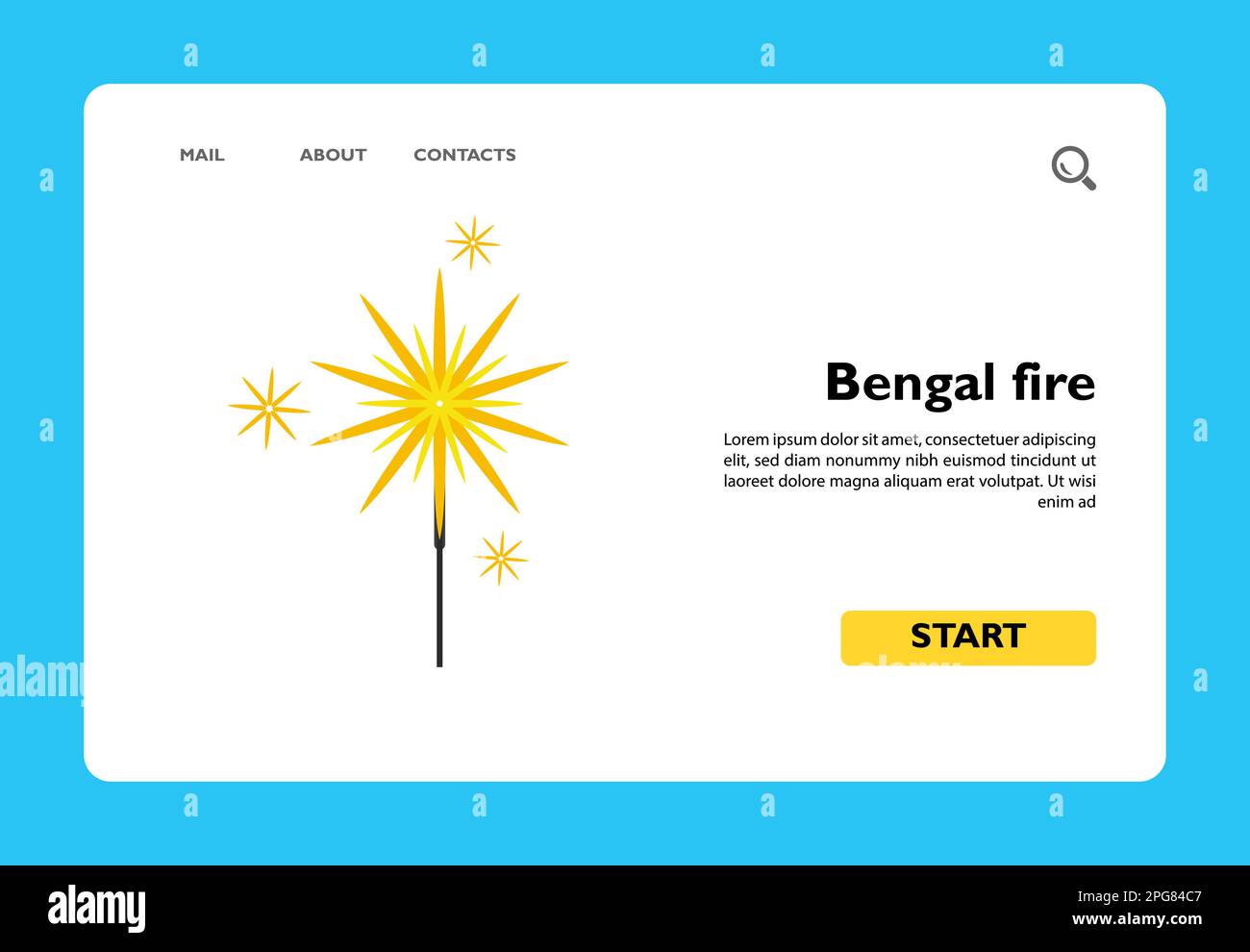 Bengal fire vector icon Stock Vector Image & Art - Alamy