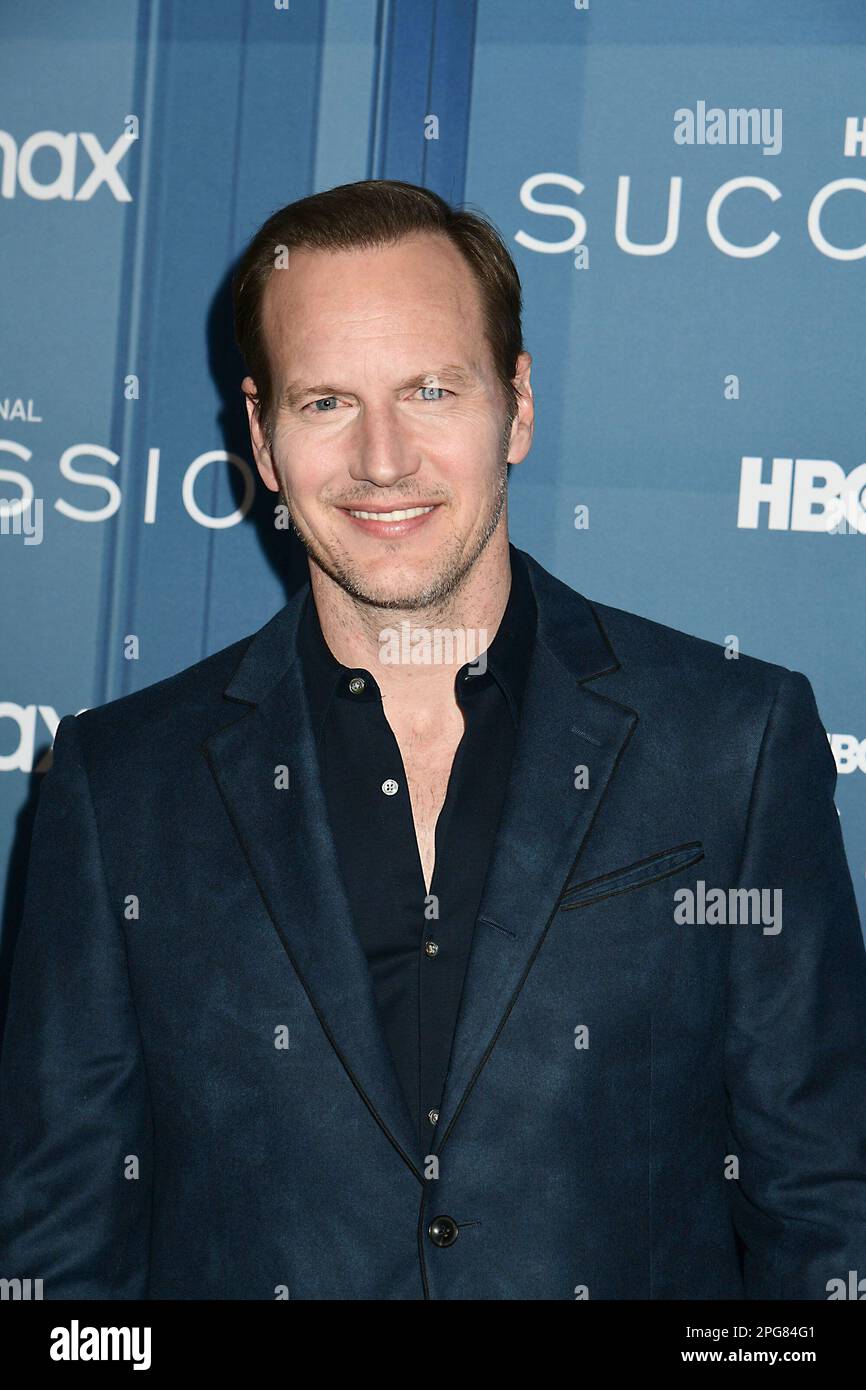 New York, USA. 20/03/2023, Patrick Wilson attends HBO's "Succession ...