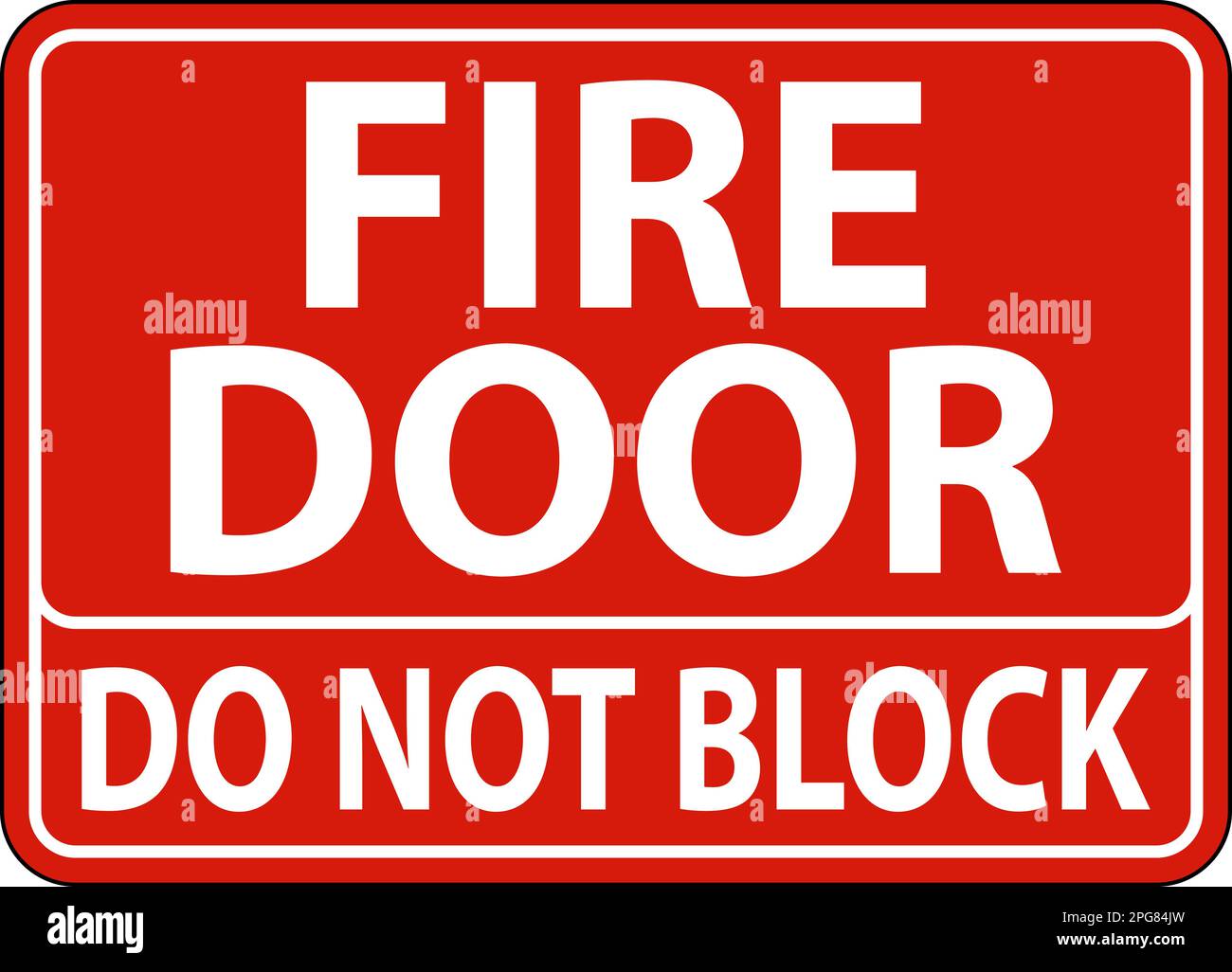 Fire exit door push bar Stock Vector Images - Alamy