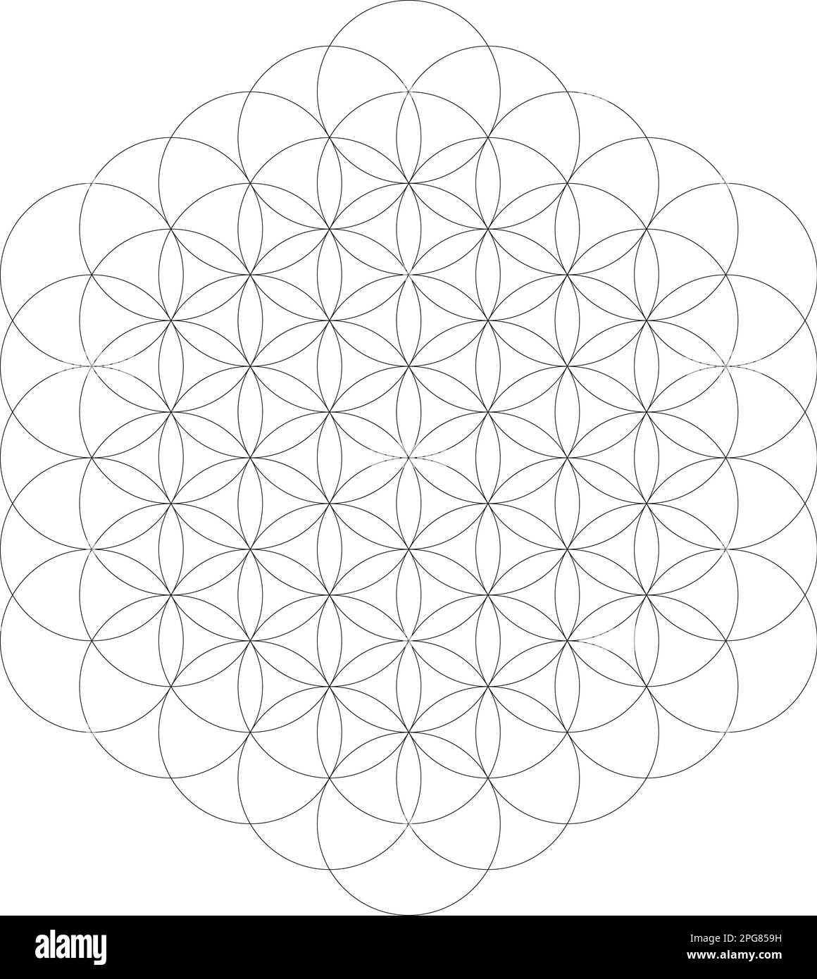 Sacred geometry flower life design hi-res stock photography and images ...