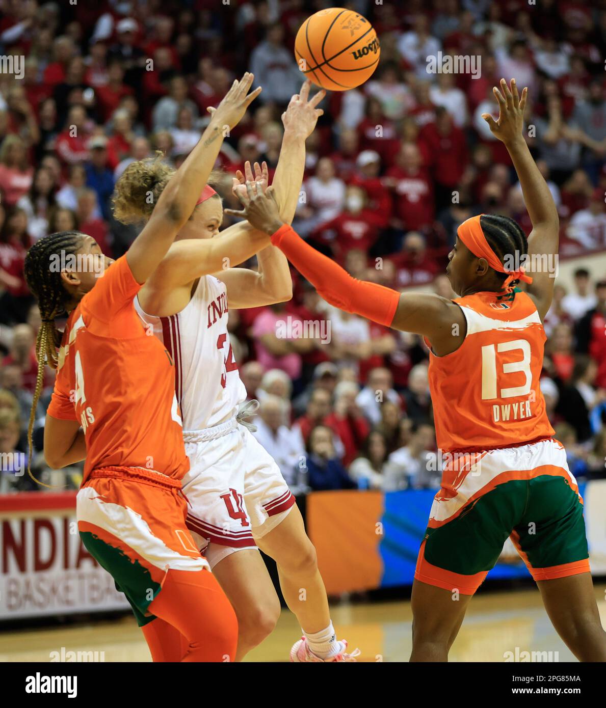 Bloomington, United States. 21st Mar, 2023. Indiana Hoosiers guard ...