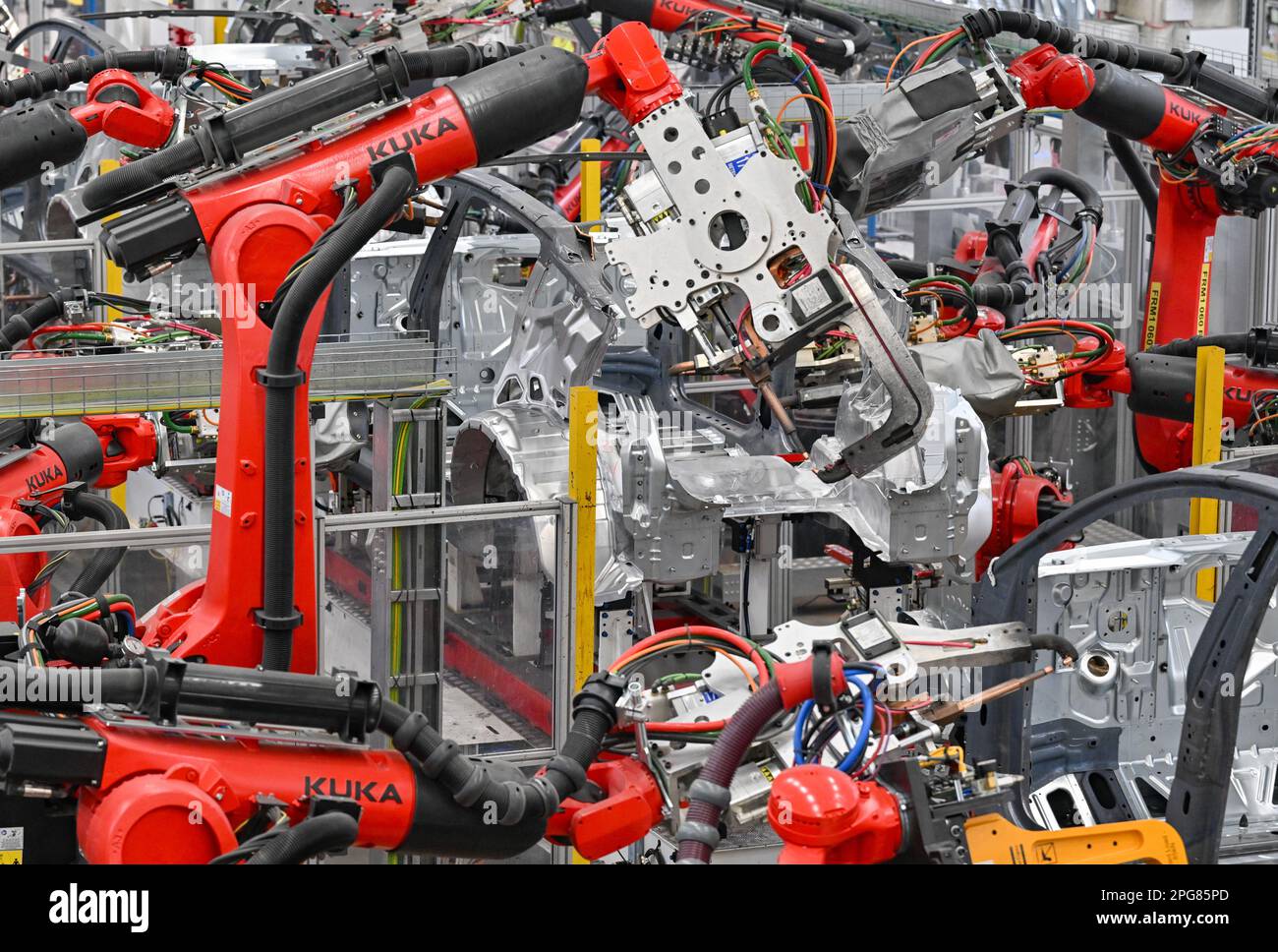 Tesla Factory Robots