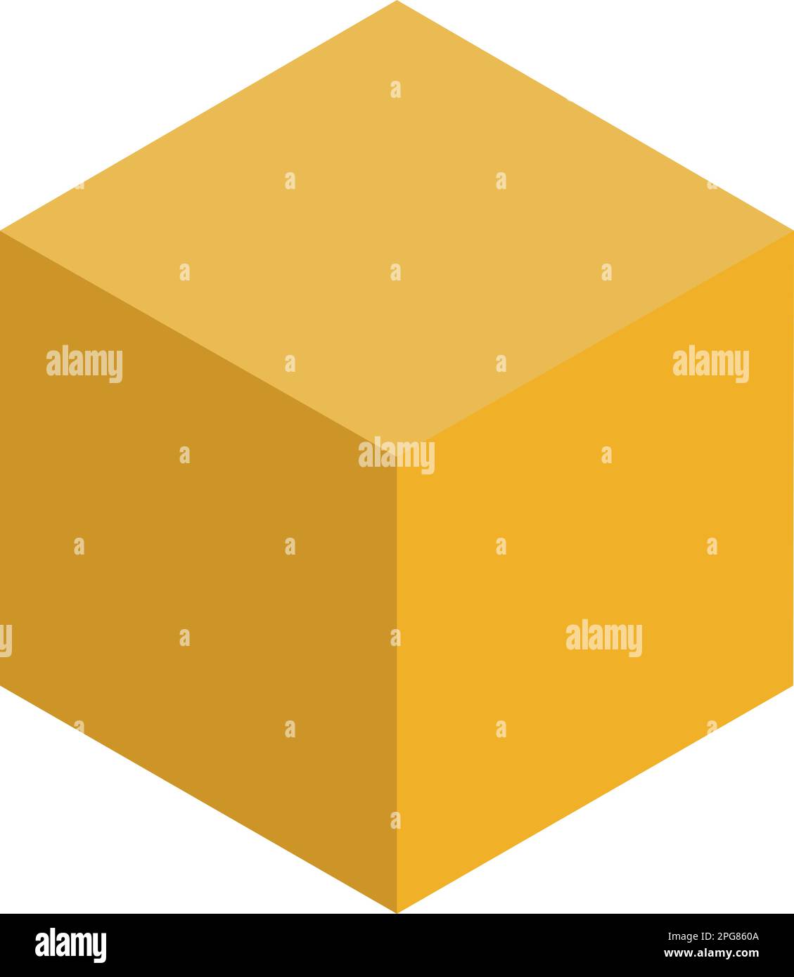 Colorful geometrical figure Vector illustration: Cube Stock Vector ...