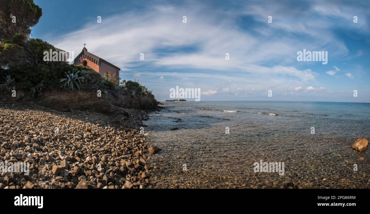 punta licosa, san marco di castellabate, campania, italy Stock Photo ...