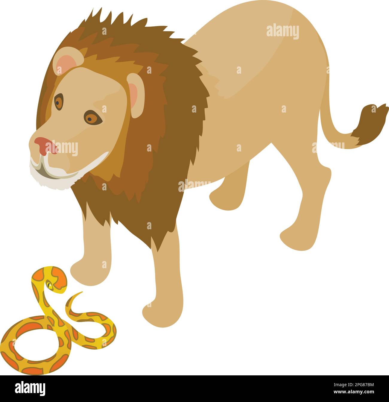 Non poisonous brown snake Stock Vector Images - Alamy