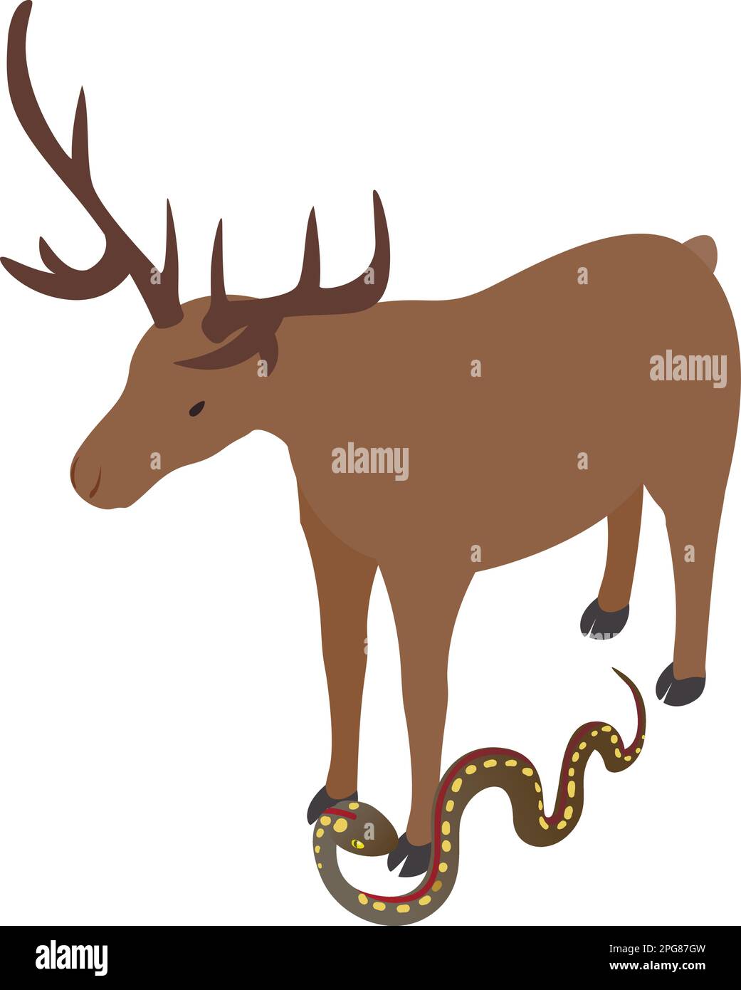 Desert horn viper Stock Vector Images - Alamy