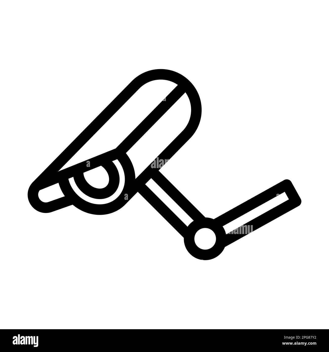 Cctv Vector Thick Line Icon For Personal And Commercial Use Stock Photo ...