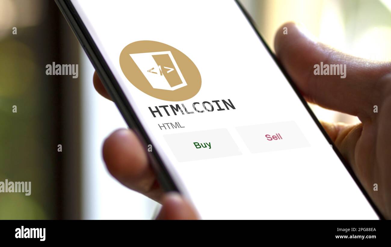 Htmlcoin blockchain hi-res stock photography and images - Alamy