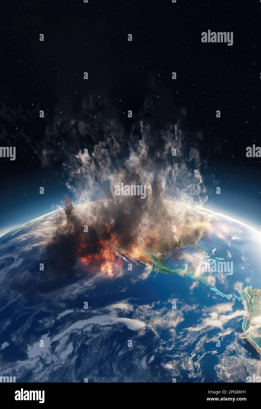 Exploding planet earth hi-res stock photography and images - Alamy