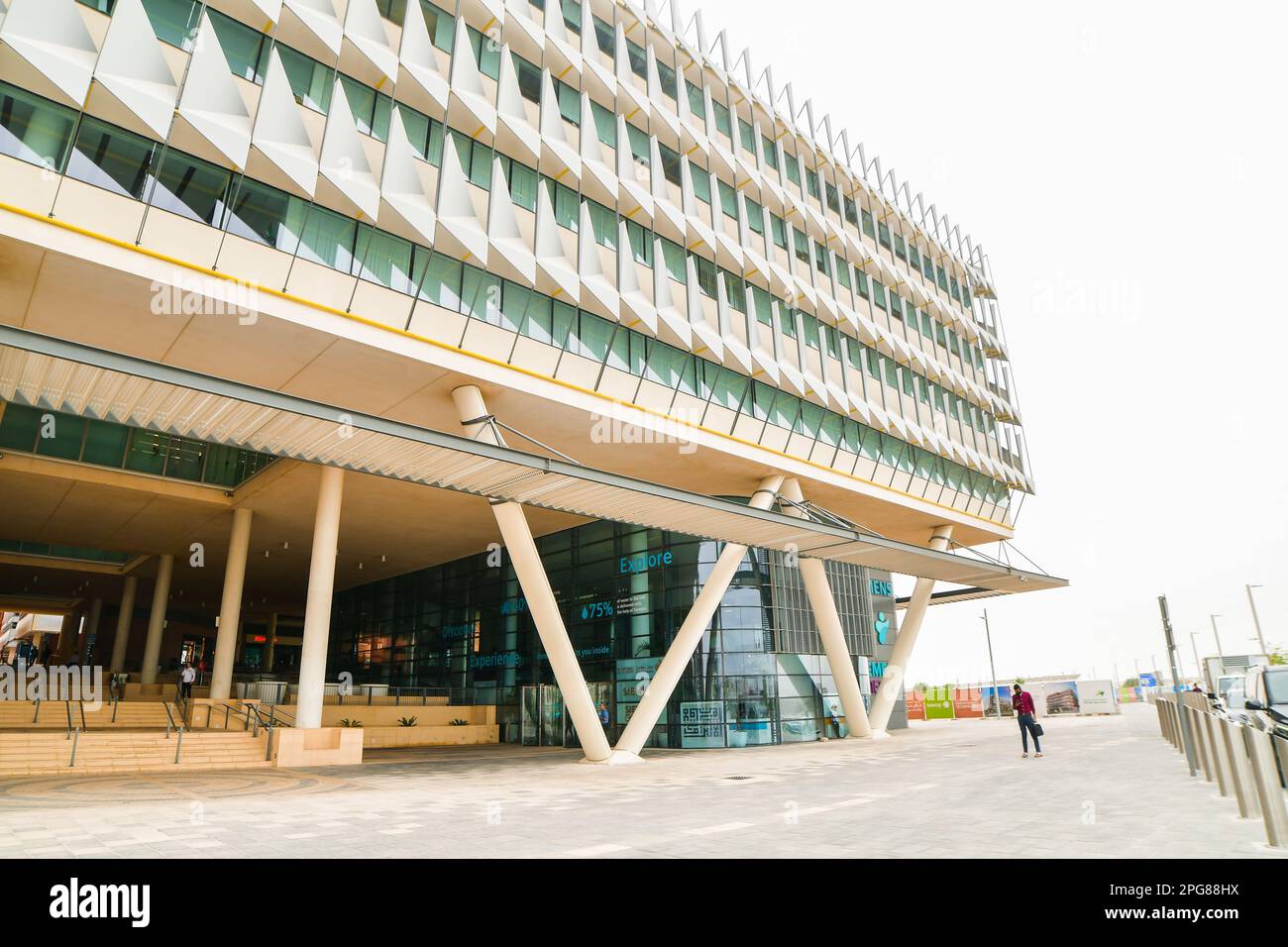 Masdar City, Abu Dhabi - march 20th 2023 - The Siemens building of ...
