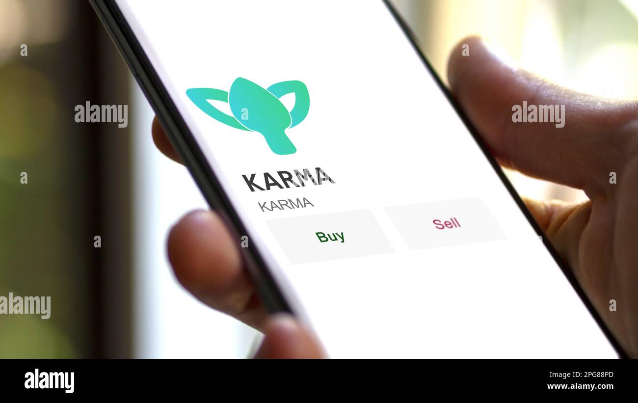 Karma blockchain hi-res stock photography and images - Alamy