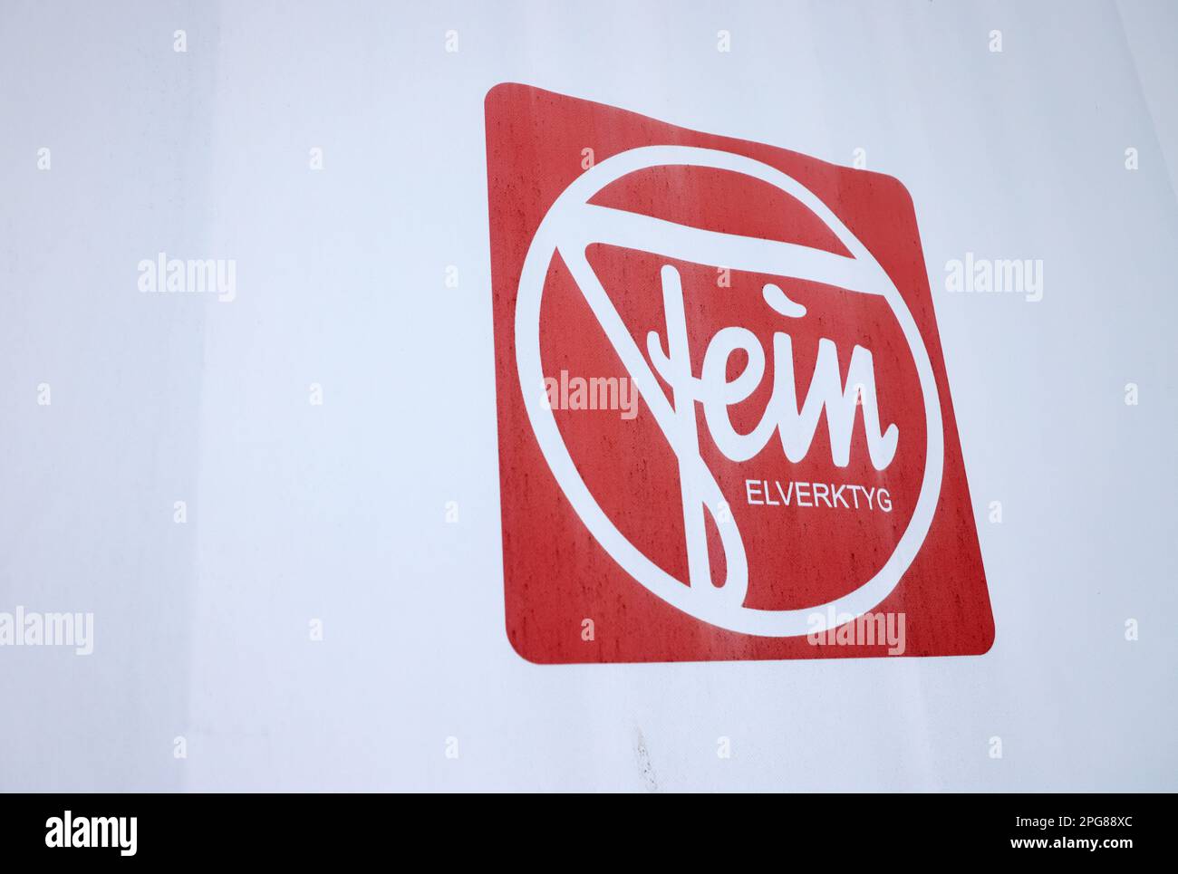 Signs and symbols, Fein tools Stock Photo - Alamy