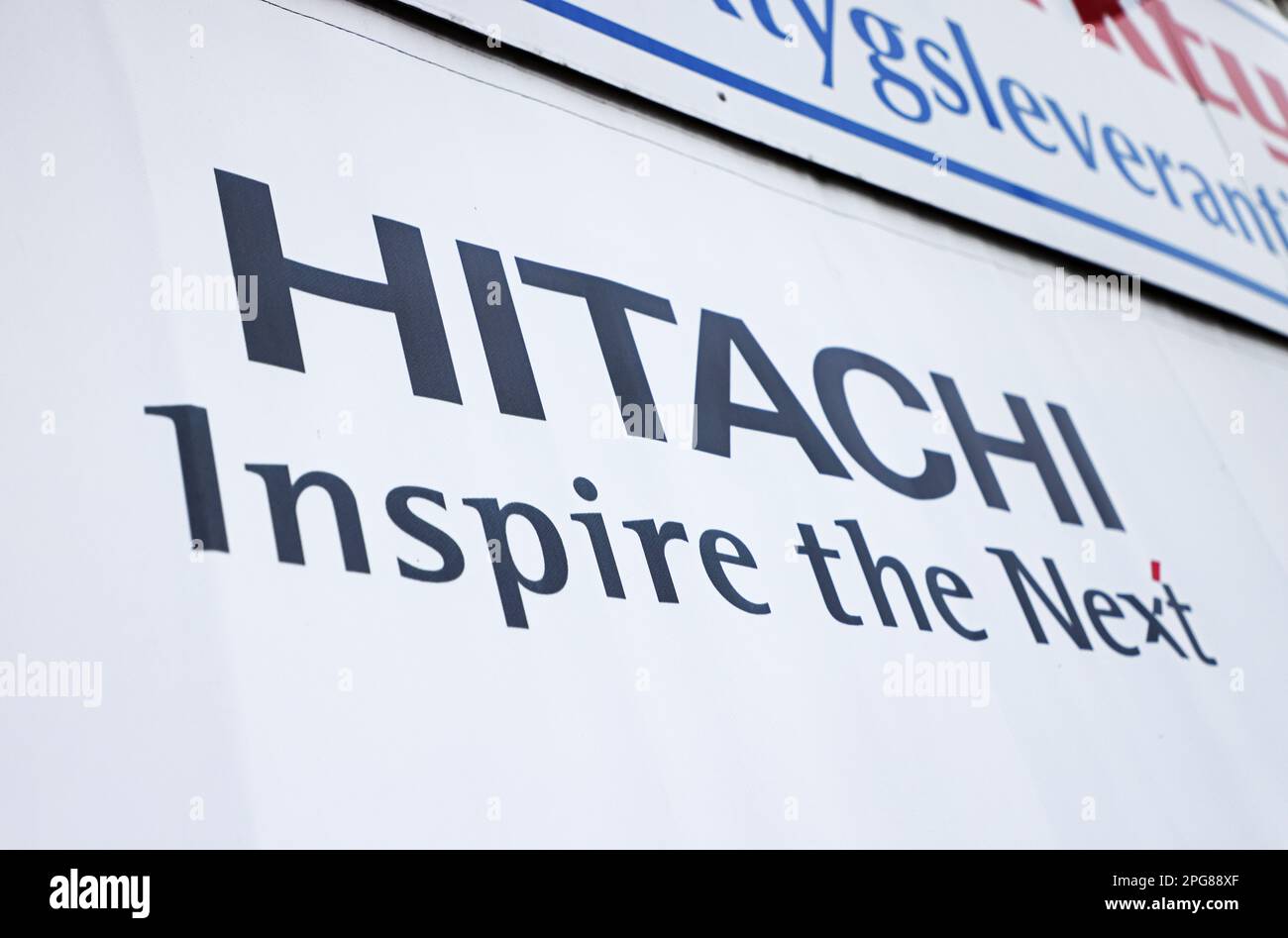 Signs and symbols, Hitachi Stock Photo - Alamy