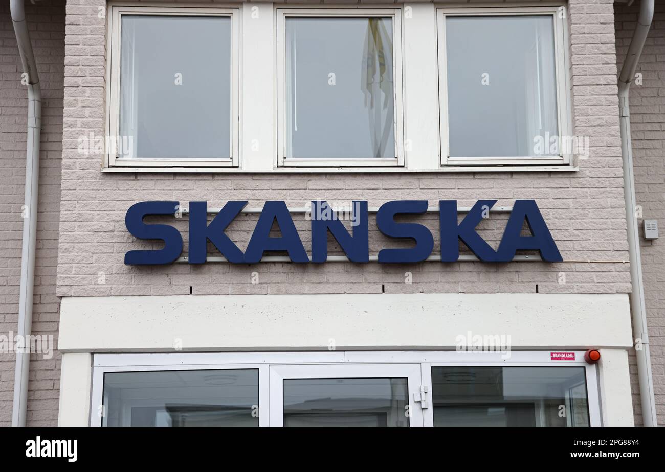 Signs and symbols, Skanska Stock Photo - Alamy