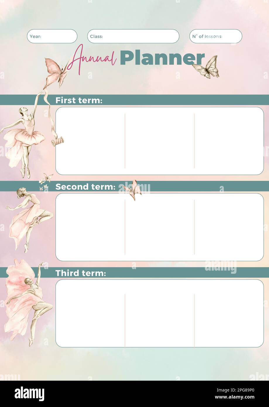 Minimalistic planners , daily, weely, monthly. Annual wall calendar ...