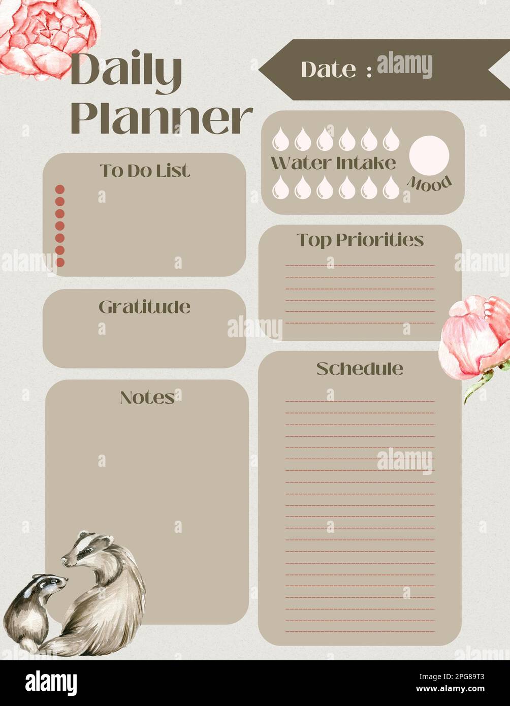 Minimalistic planners , daily, weely, monthly. Annual wall calendar ...