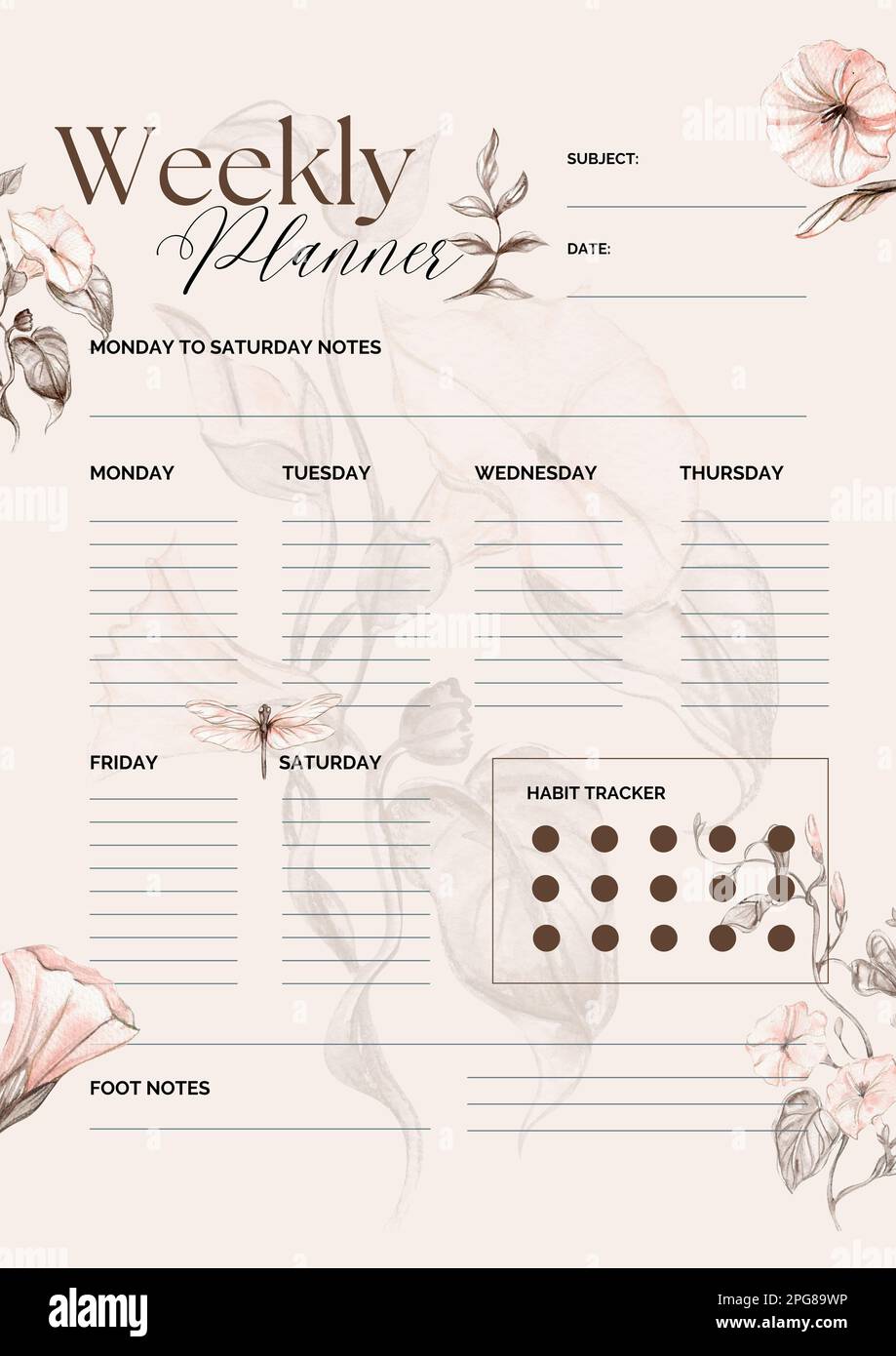 Minimalistic planners , daily, weely, monthly. Annual wall calendar ...