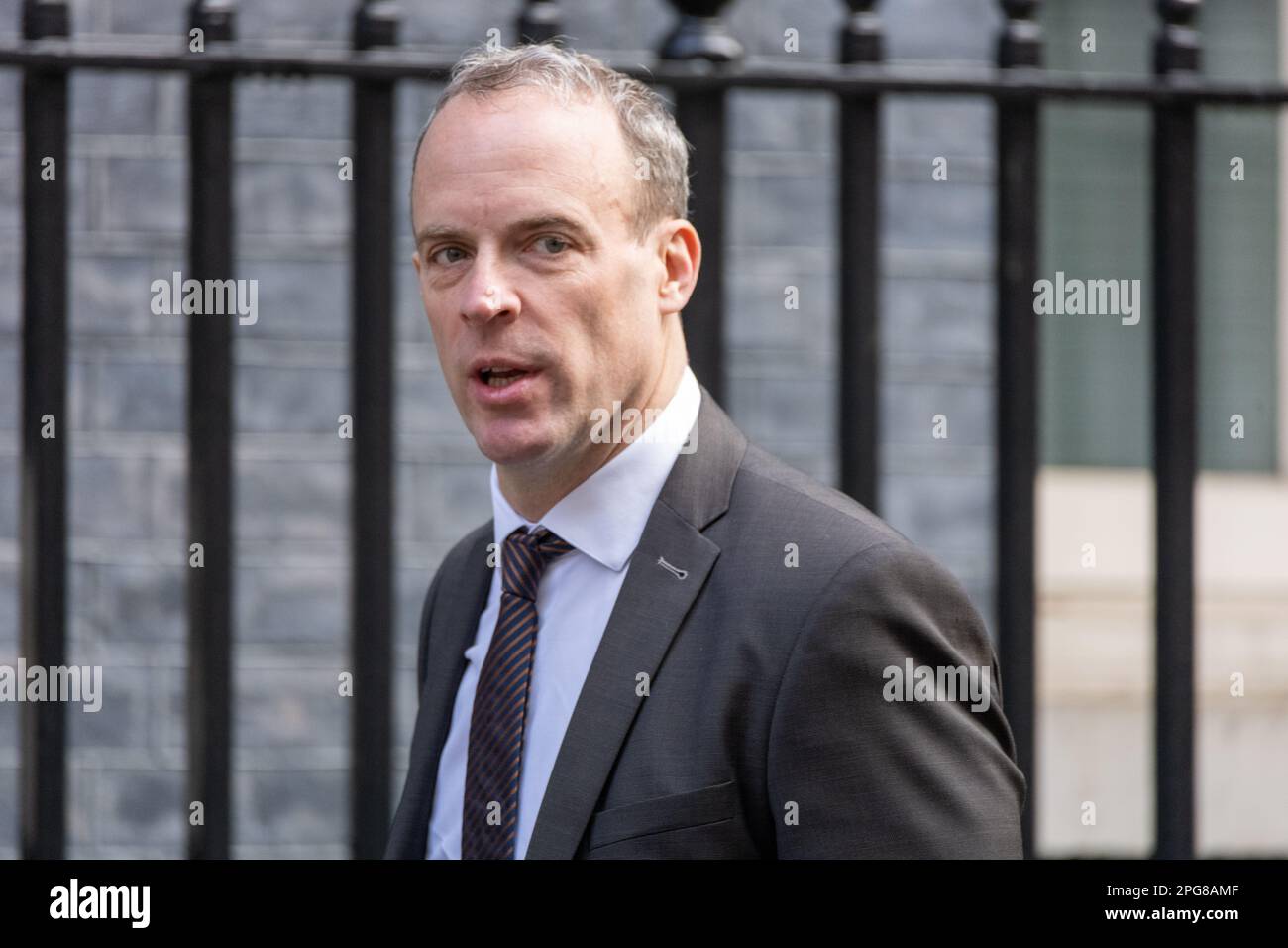 London, UK. 21st Mar, 2023. Dominic Raab, Deputy Prime Minister Lord ...