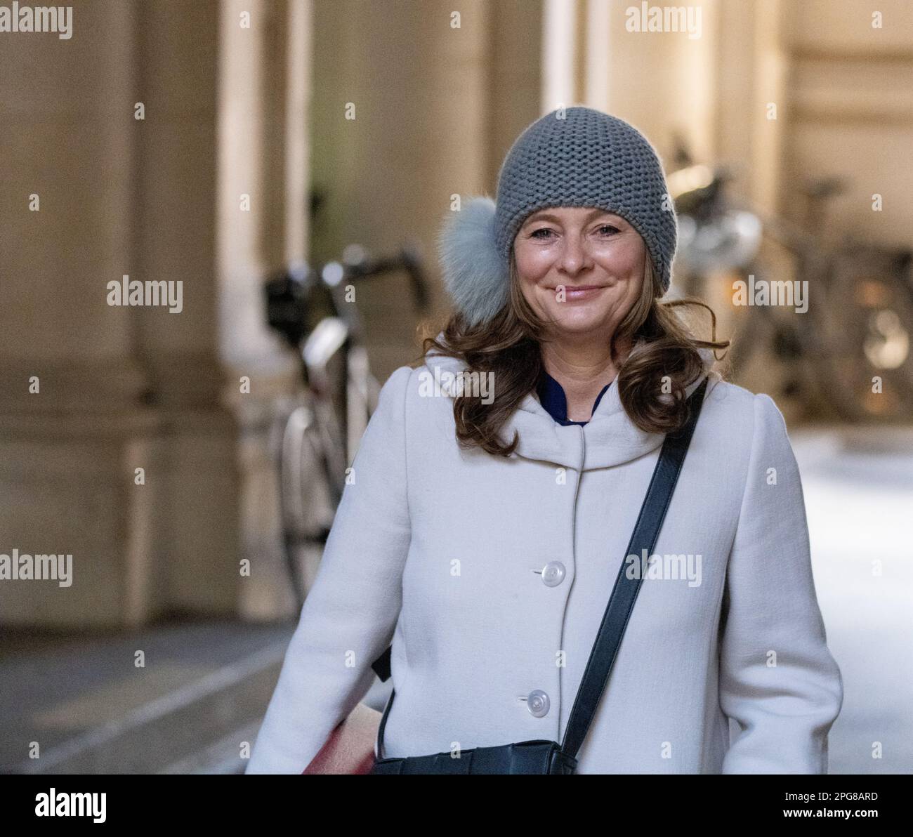London, UK. 21st Mar, 2023. Gillian Keegan, Education Secretary, at a ...