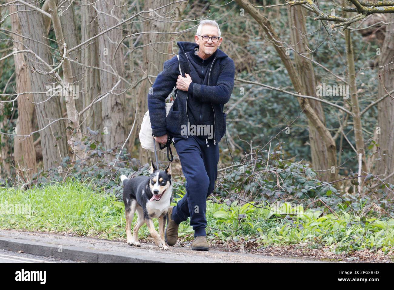 Gary Lineker returns to his home in South London this afternoon. Image ...