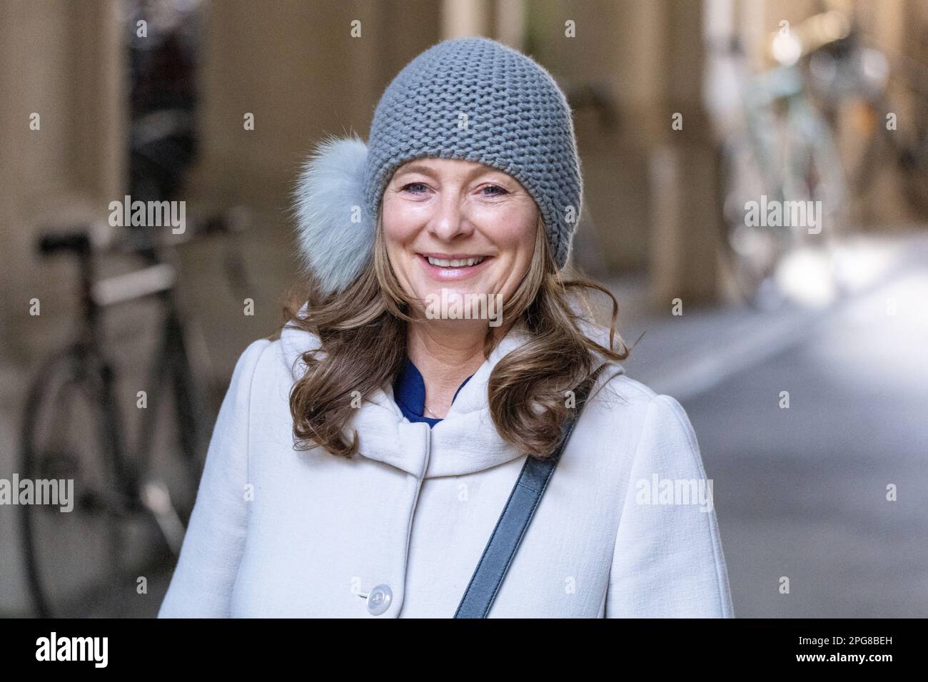 London, UK. 21st Mar, 2023. Gillian Keegan, Education Secretary, at a ...