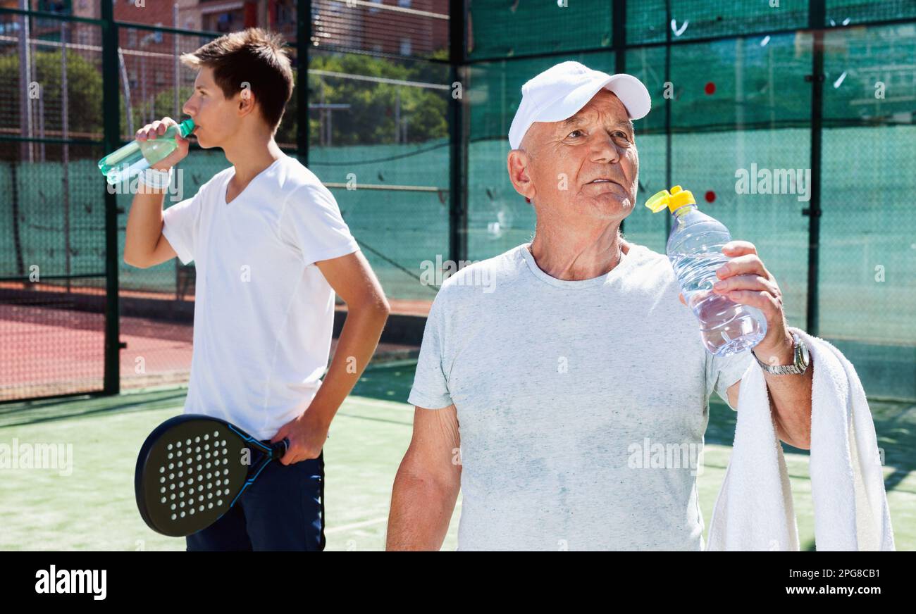 Padel court water hi-res stock photography and images - Alamy