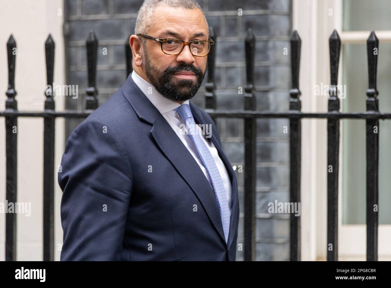 London, UK. 21st Mar, 2023. James Cleverly, Foreign Secretary, at a ...