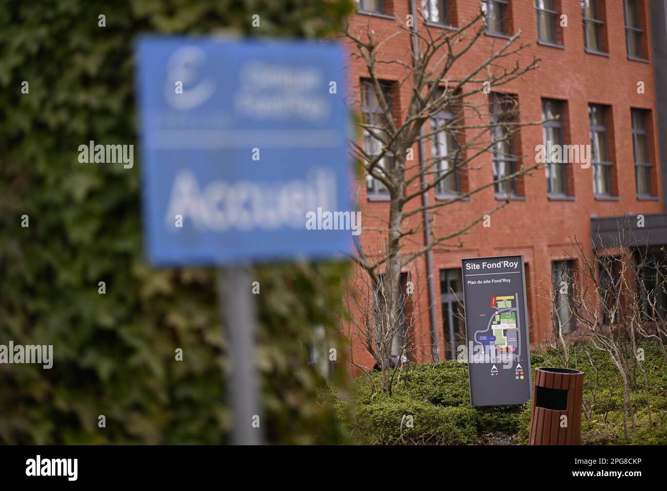 the psychiatric hospital Clinique Fond'Roy in Uccle/ Ukkel, Brussels ...