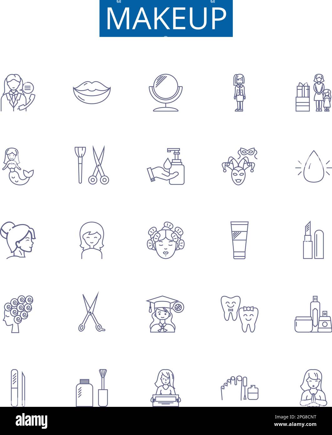 Brow pencil Stock Vector Images - Alamy