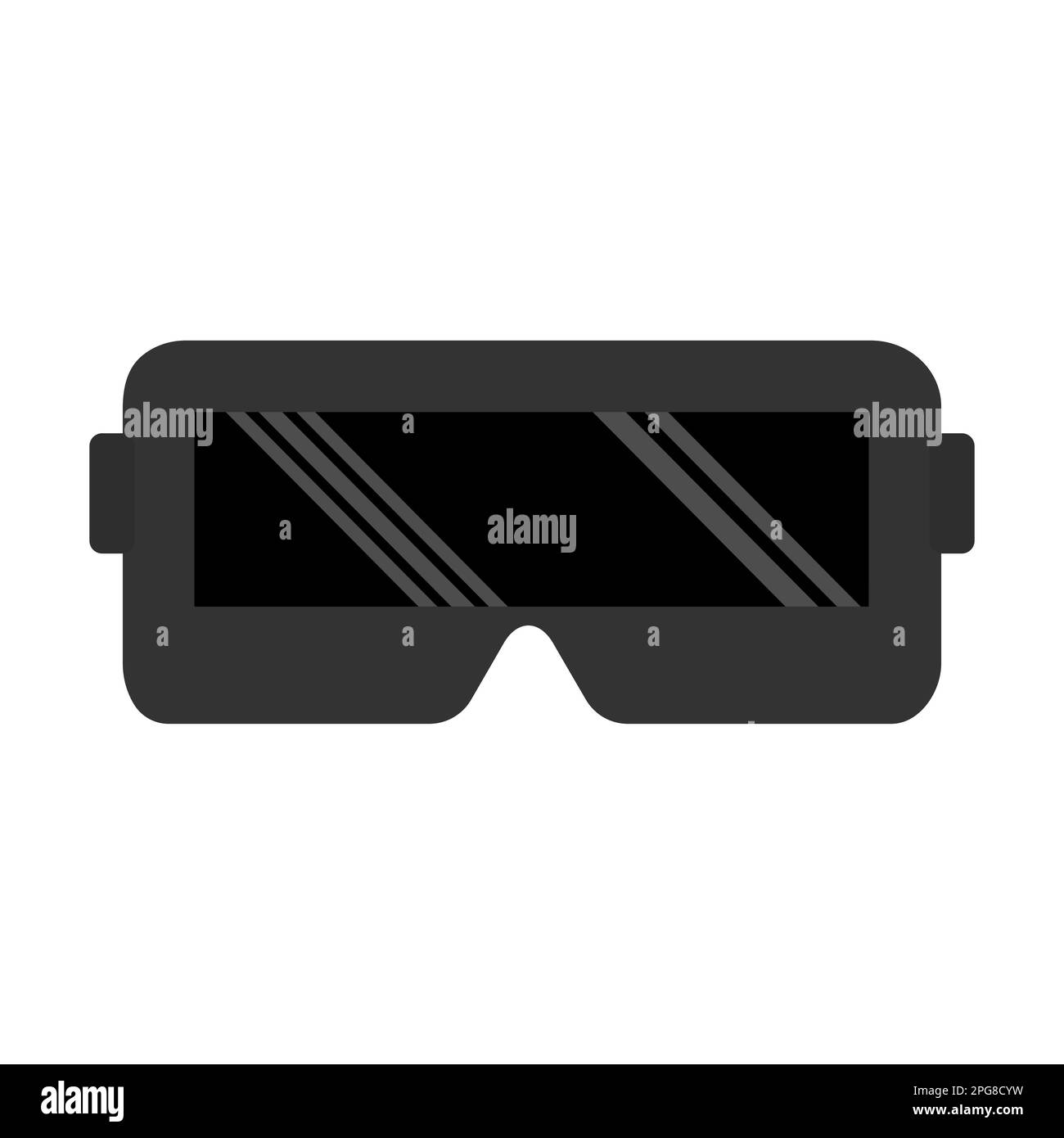 Virtual Reality Glasses Vr Technology Vector Illustration Isolated On White Stock Vector Image