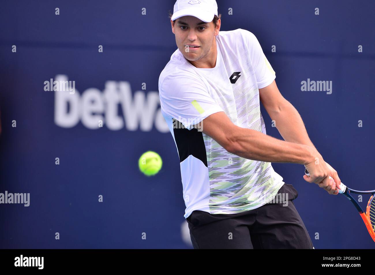 MIAMI GARDENS, FLORIDA - MARCH 20: Pavel Kotov during The Miami Open ...