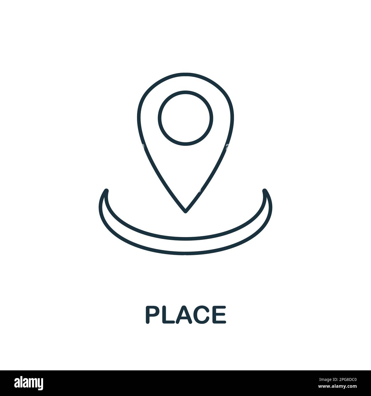 Map pin symbol trophy icon hi-res stock photography and images - Alamy